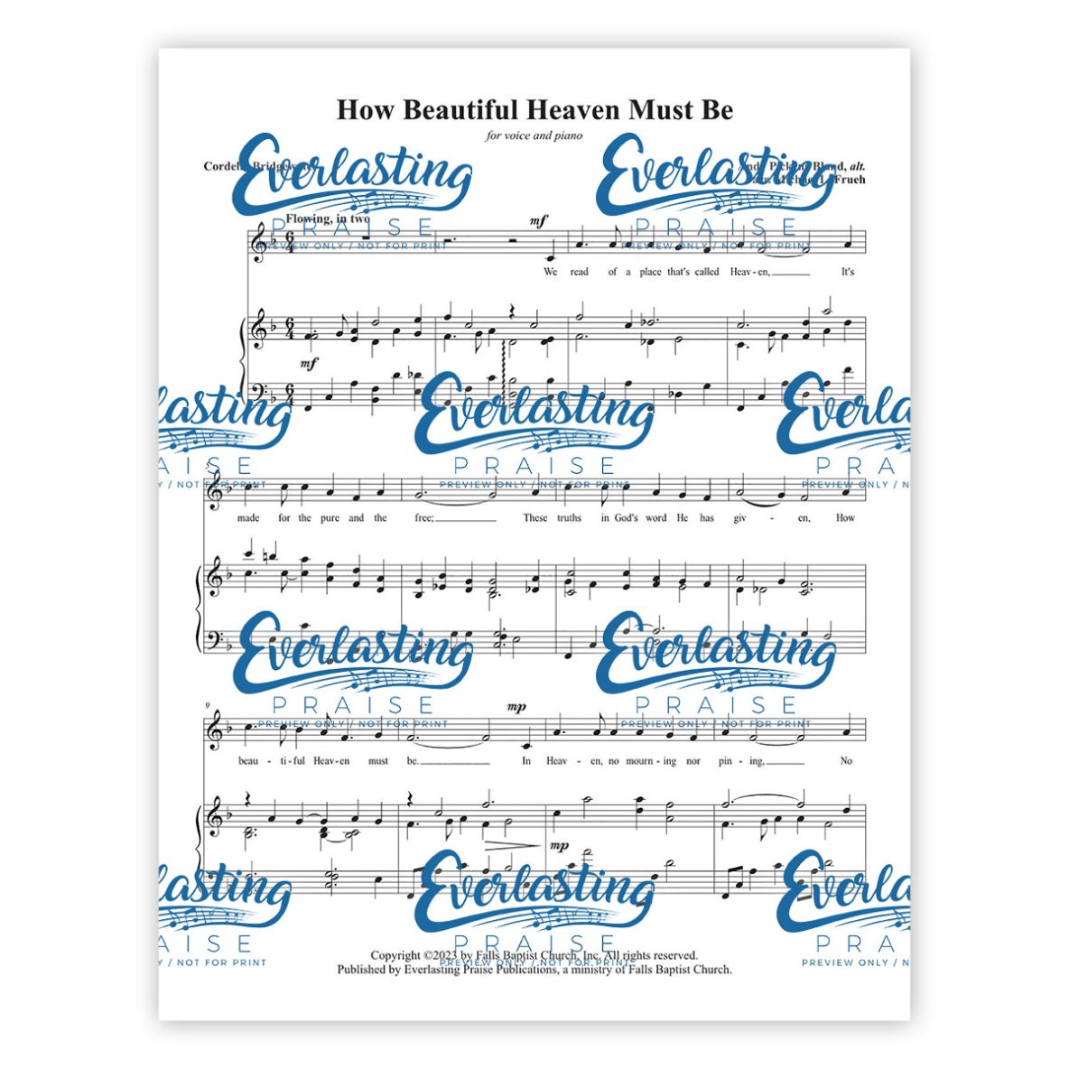 How Beautiful Heaven Must Be - On to Victory Press